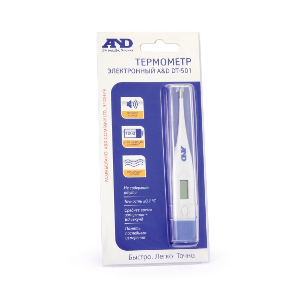 AnD DT-501 Электронный термометр Термометр Блистер A D Company, купить ...