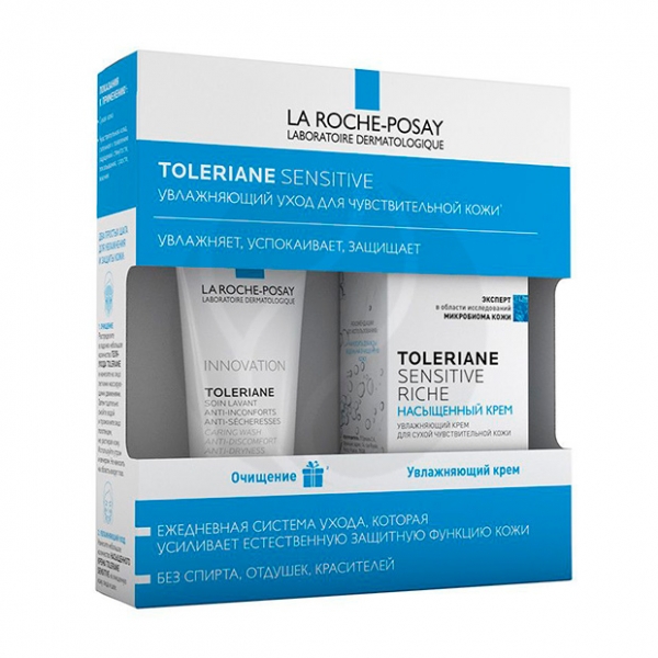 La Roche-Posay Toleriane подарочный набор Очищающий гель-уход ...