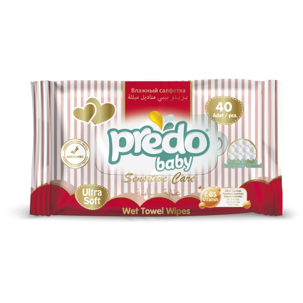 Predo Baby влажные салфетки детские, №40 Салфетки ПРЕДО САГЛИК УРУНЛЕРИ ...