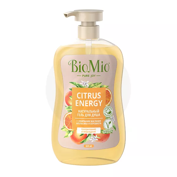Bio Mio гель натуральный для душа с эфирными маслами апельсина и ...