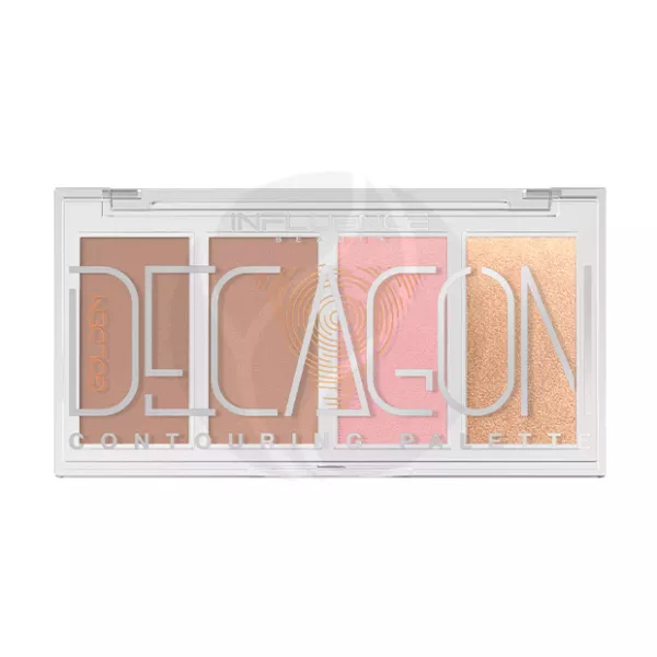 Палетка контуринга Golden decagon тон 01 Influence Beauty Средство ...
